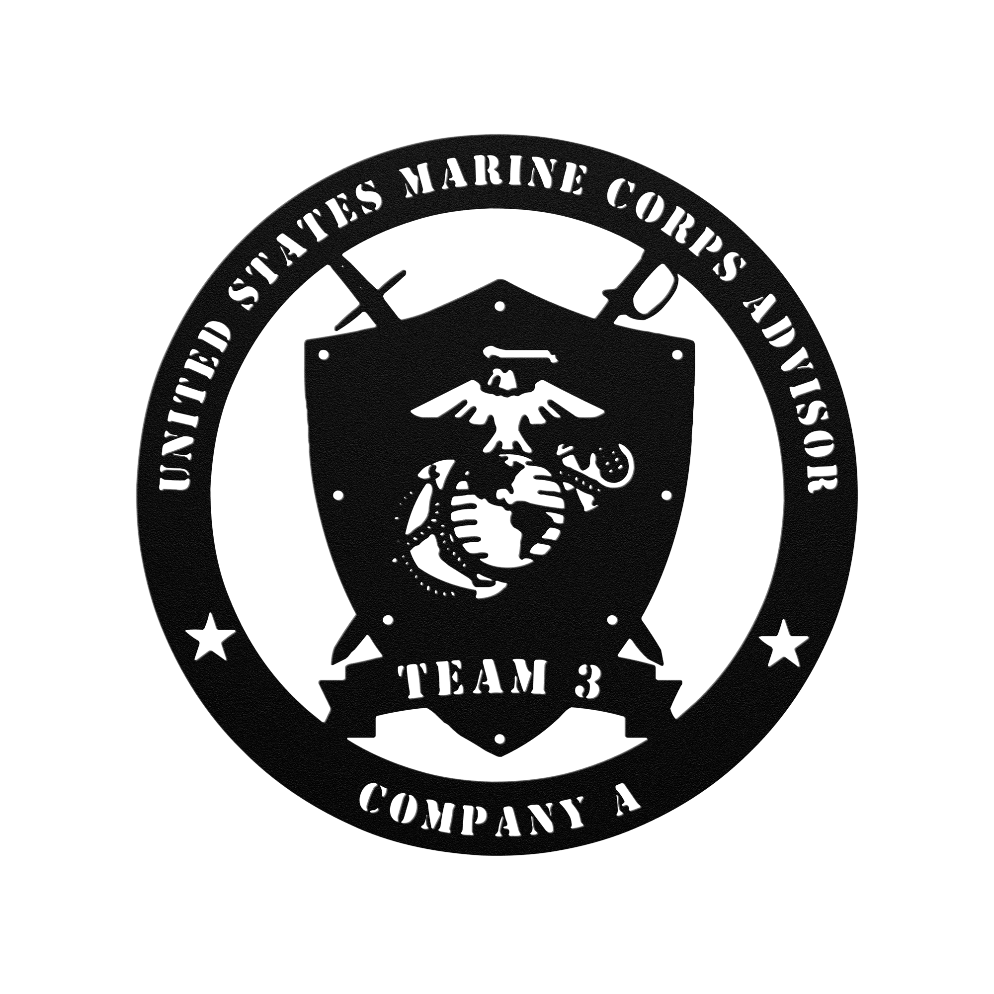 USMC MCAC - BullyBelly Metal Sign